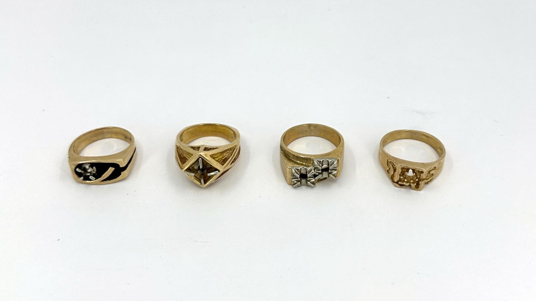 10k Gold Ring Settings Mountings