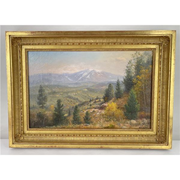 Ralph Earl DeCamp Helena Montana Oil Painting