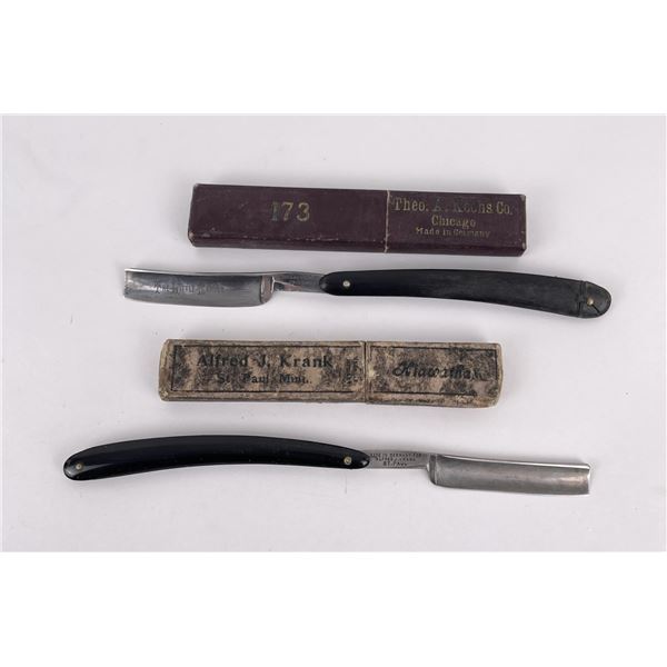 Antique Civil War Straight Razors