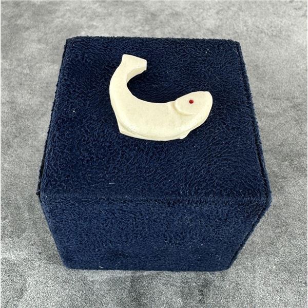 Antique Alaskan Inuit Eskimo Fish Carving