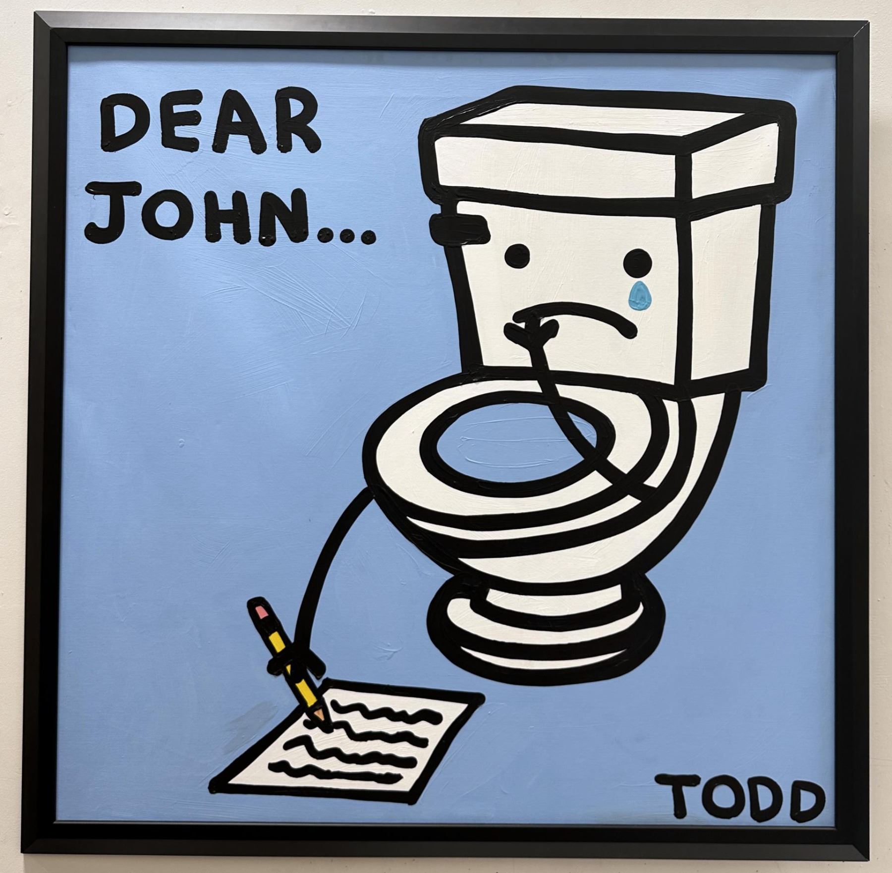 Todd Goldman Oil on Canvas Painting