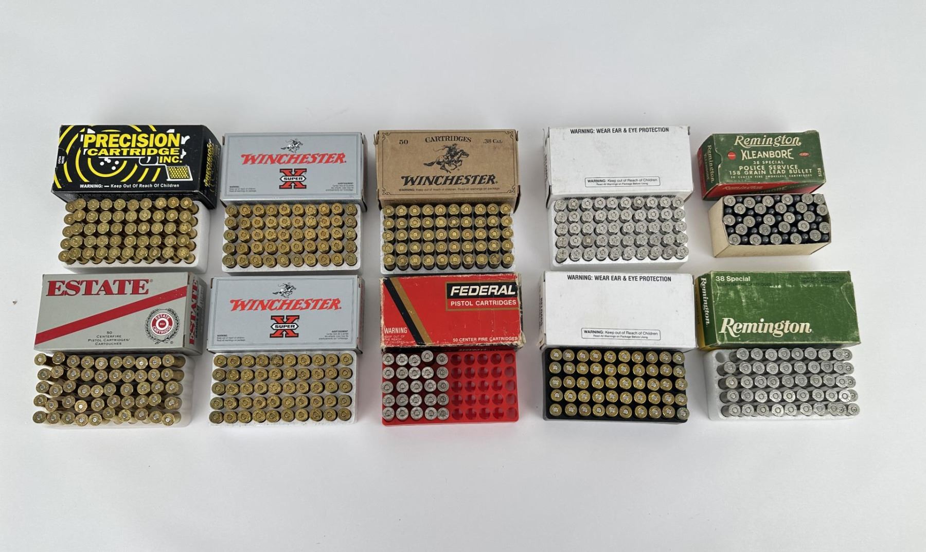 Lot of Assorted 38 Special Pistol Ammo