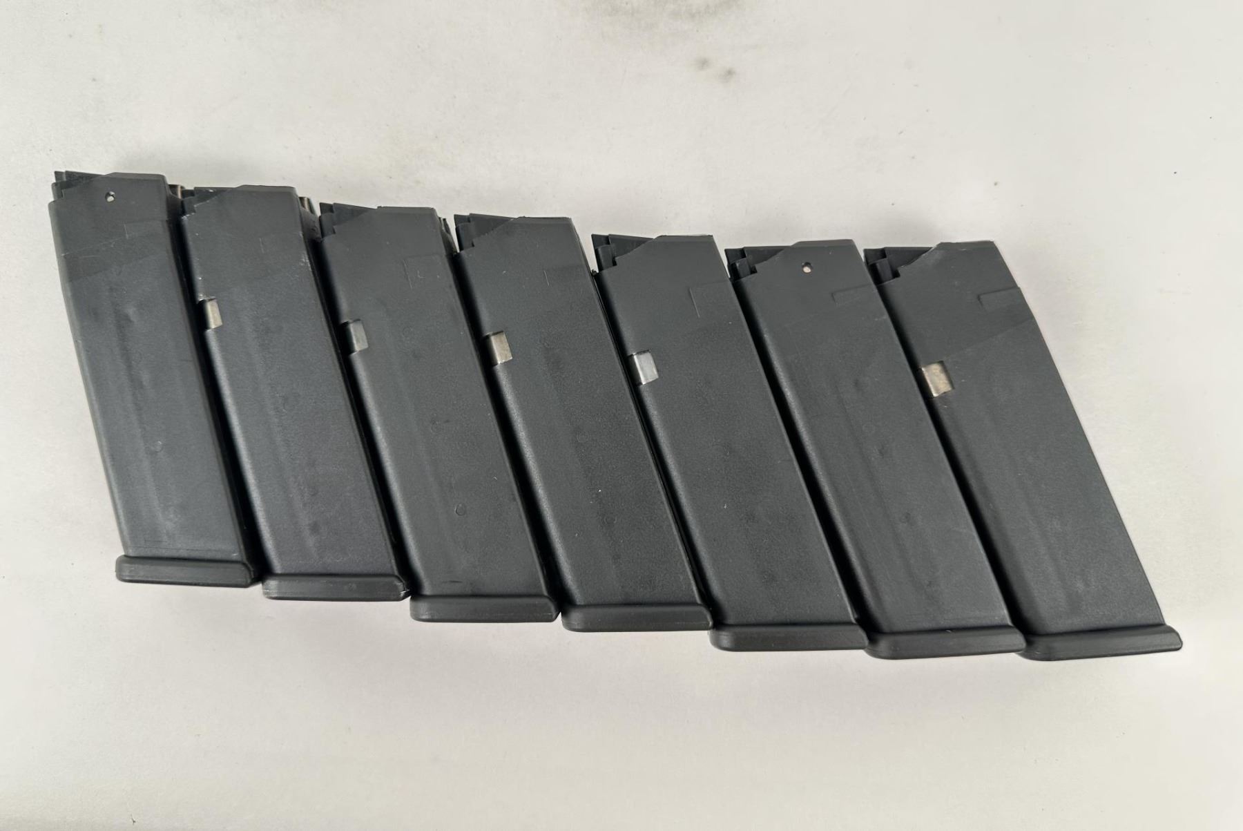 Lot of 7 Glock 21 .45 Cal 10 rd Pistol Magazines