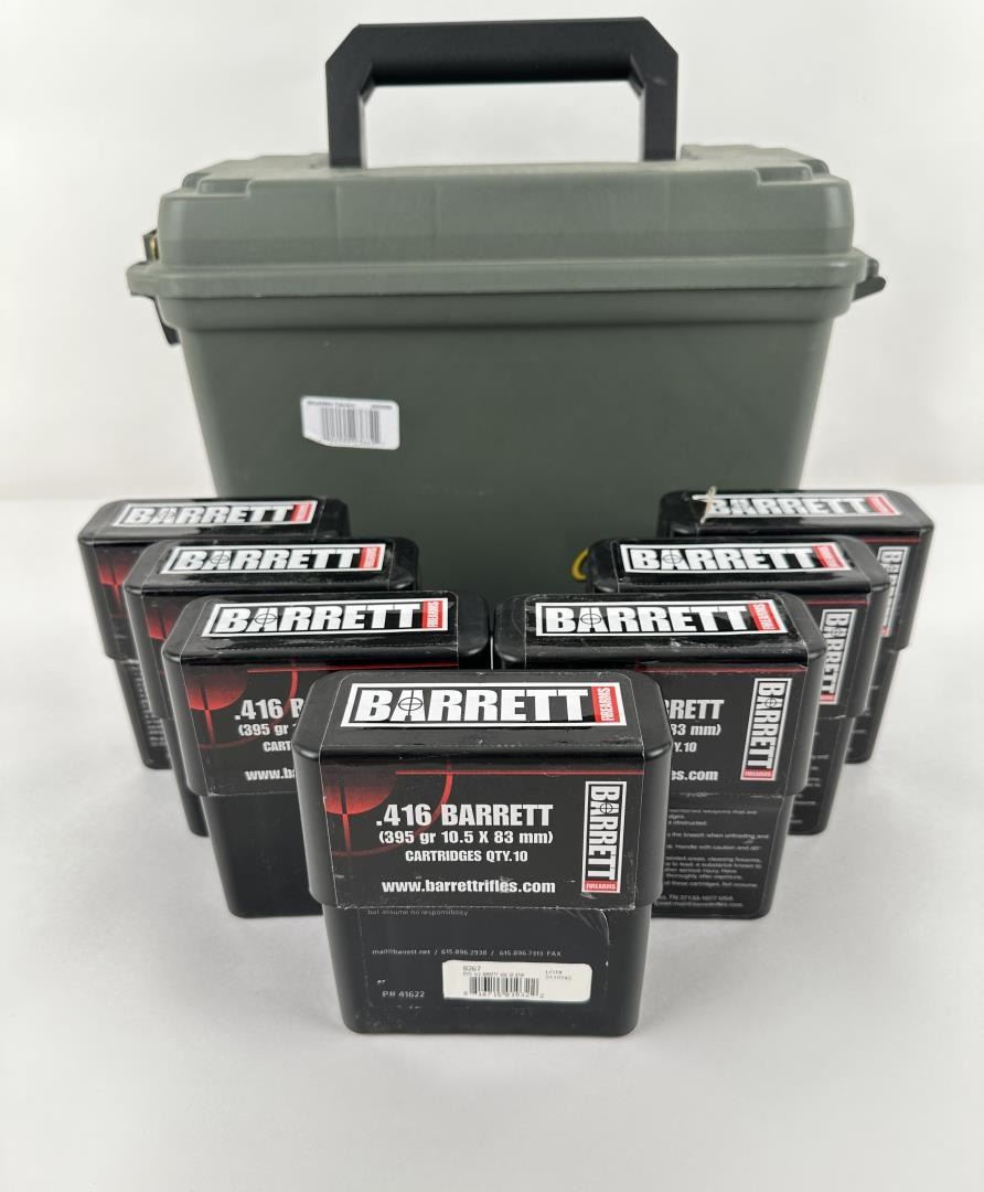 Barrett .416 395 Gr Rifle Ammo