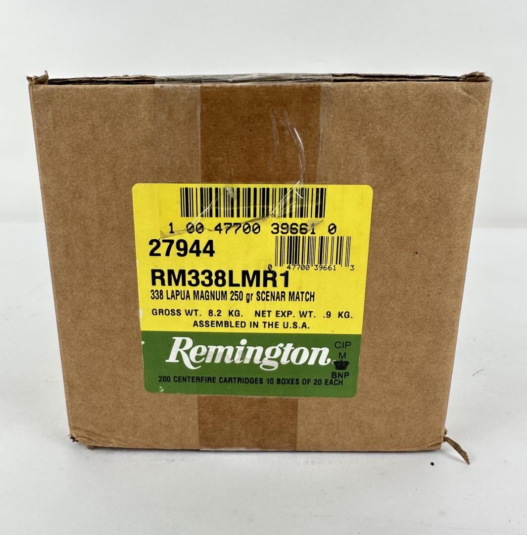 Remington .338 Lapua Magnum Scenar Rifle Ammo