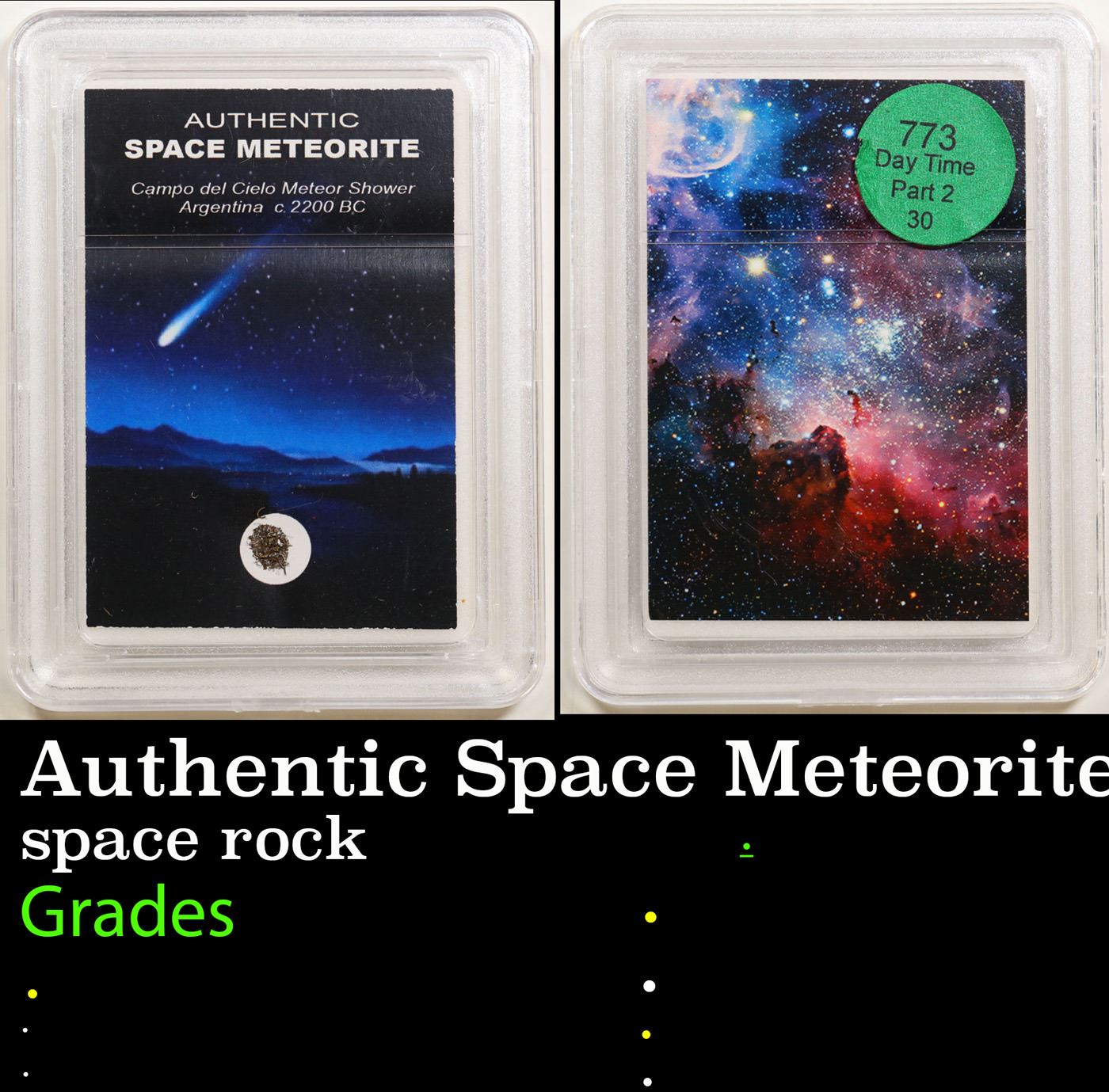 Authentic Space Meteorite Campo del Cieklo Meteor Shower Argentina c ...
