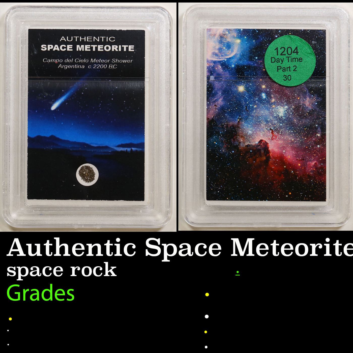 Authentic Space Meteorite Campo del Cieklo Meteor Shower Argentina c ...