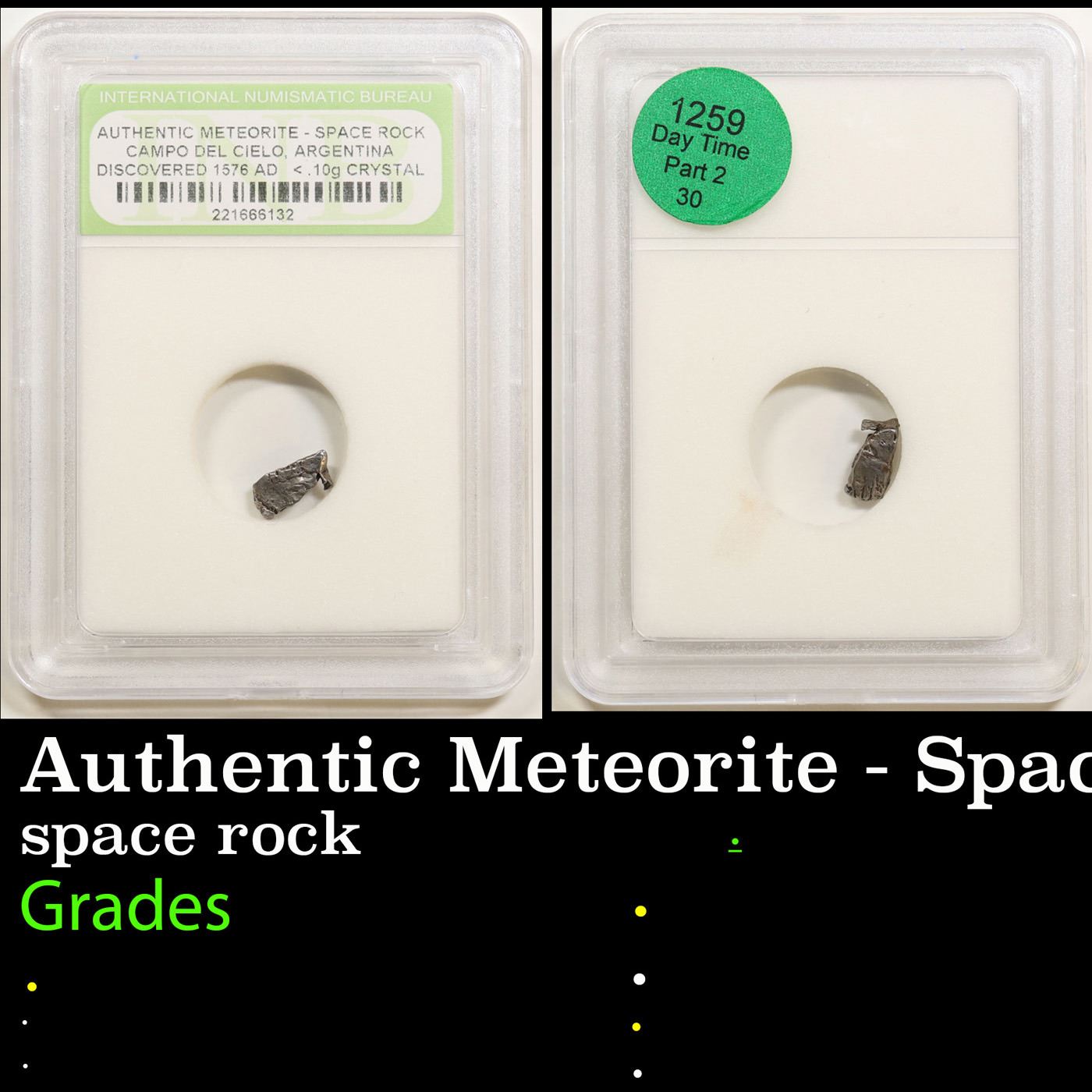 Authentic Meteorite - Space Rock Campo Del Cielo Argentina Discovered ...