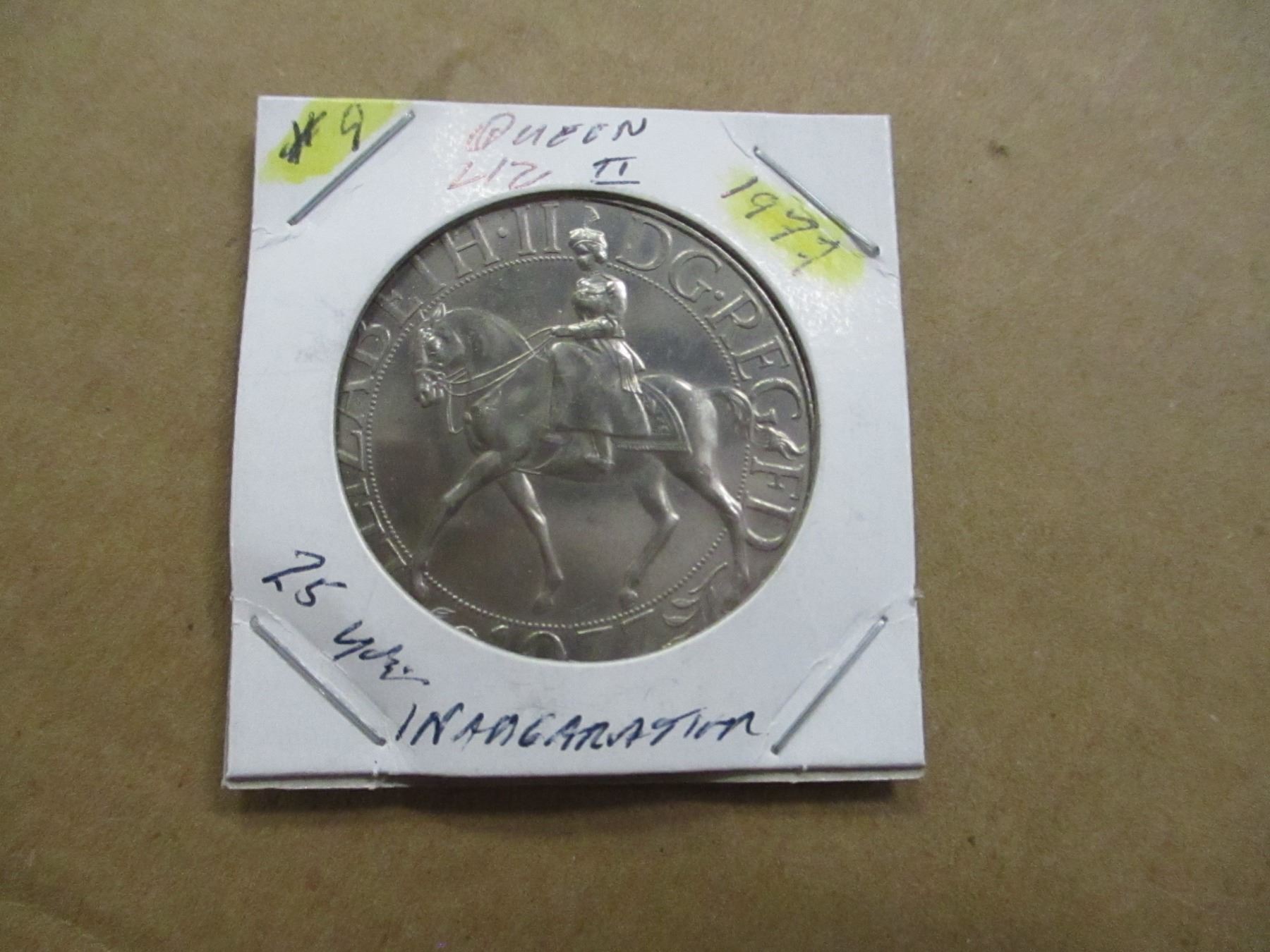 1977 QUEEN ELIZABETH II 25TH YEAR INAUGURATION