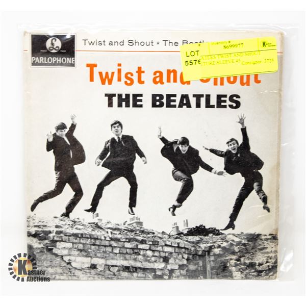 Beatles Twist And Shout Picture Sleeve 45