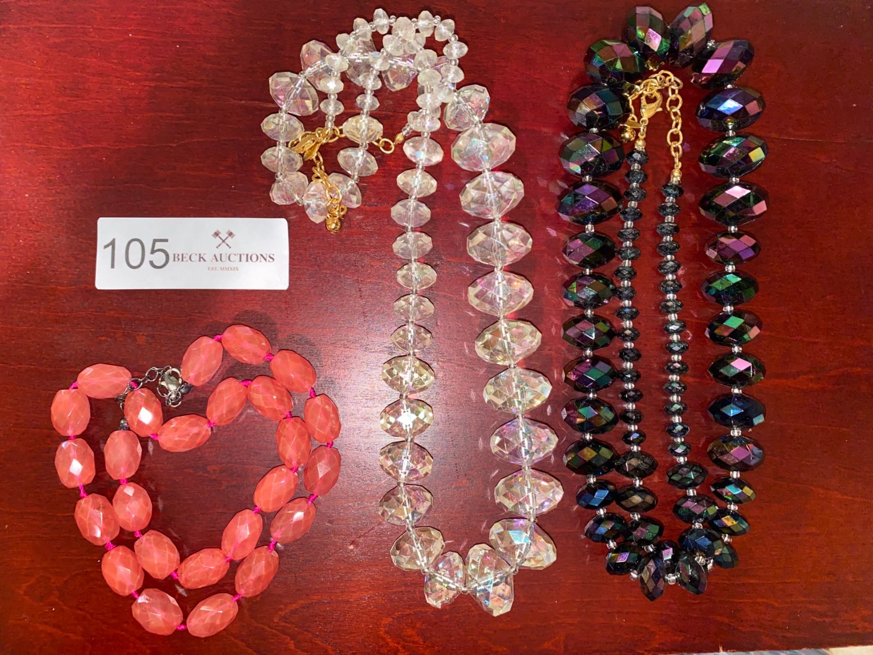 Gorgeous Beaded Necklaces Beck Auctions Inc