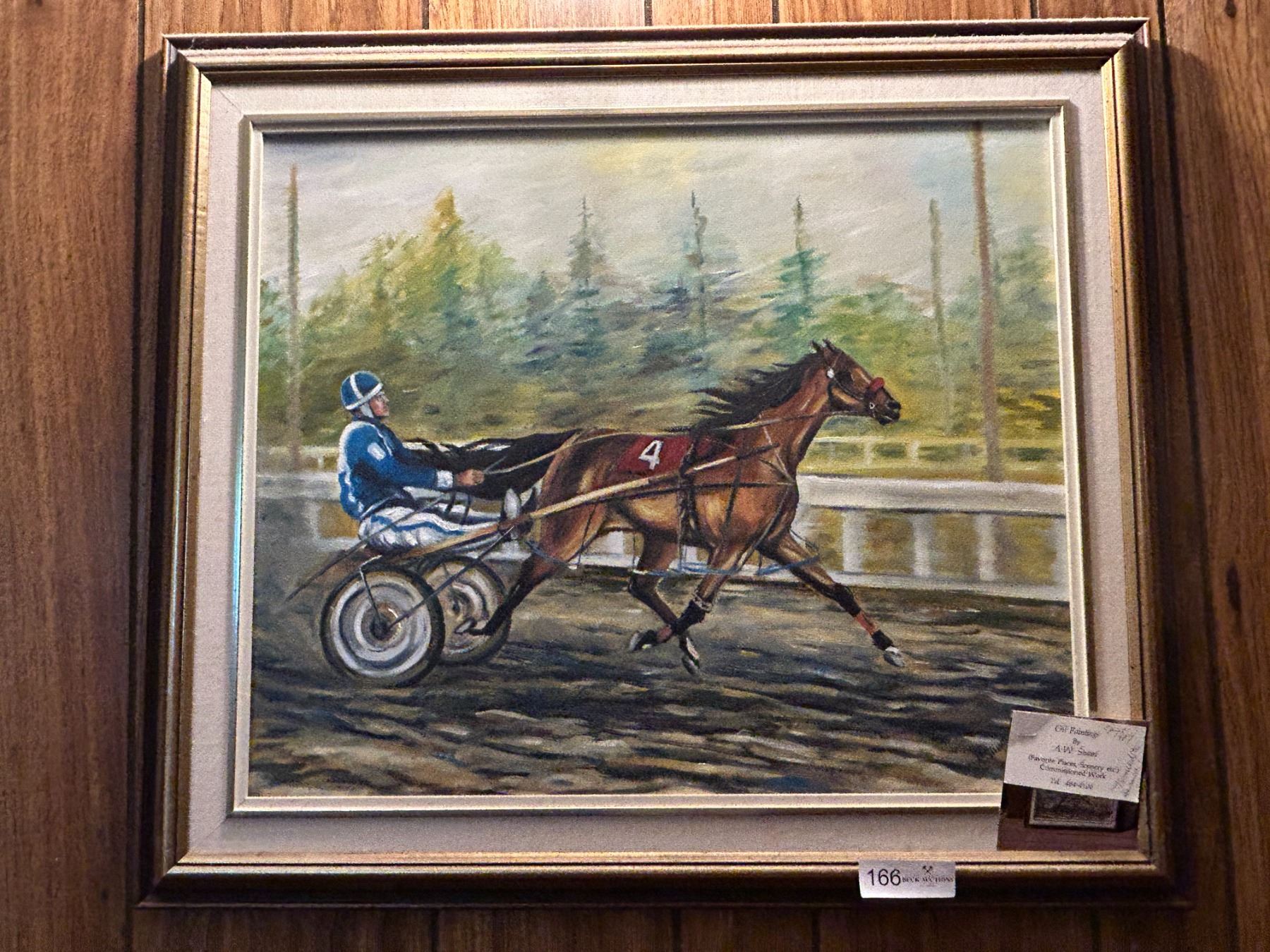 Framed Horse Derby Painting - Beck Auctions Inc.
