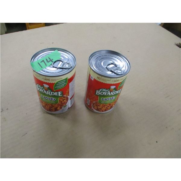 SHELF PULLS (AS IS): CHEF BOY R DEE PASTA - 2 CANS