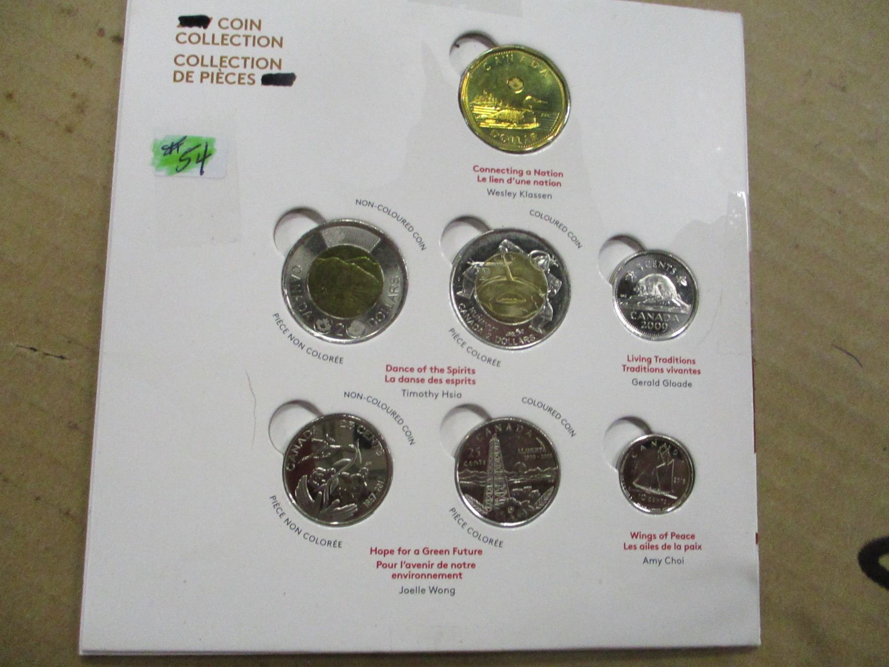 CANADA DOUBLE TOONIE, QUARTER MINT COIN SET