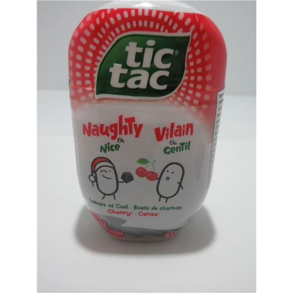 NEW: TIC TAC "NAUGHTY OR NICE" LUMPS OF COAL CHERRY (83 G)