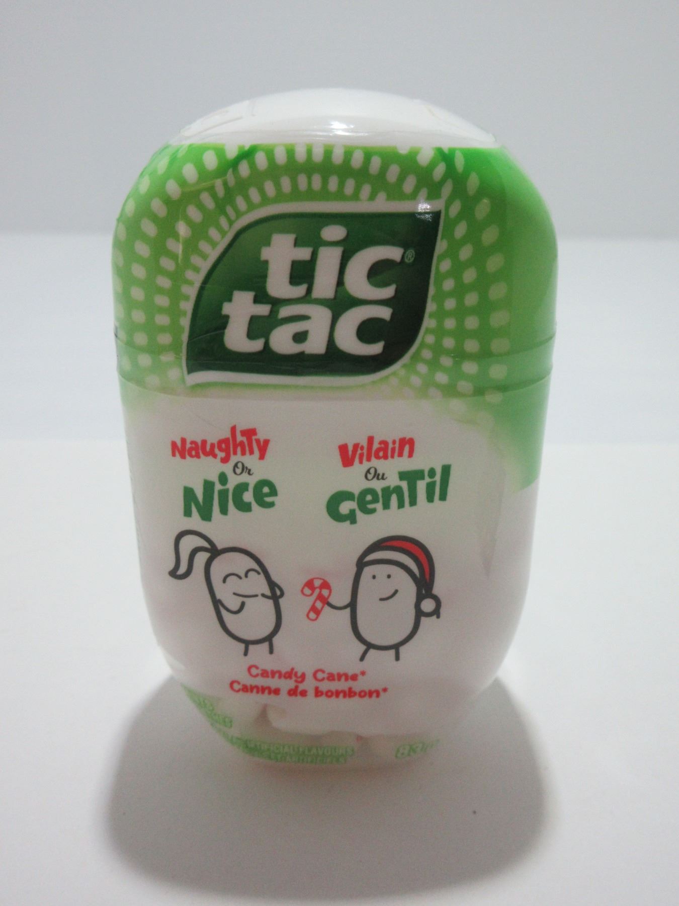 NEW: TIC TAC "NAUGHTY OR NICE" LUMPS OF COAL CANDY CANE (83 G)