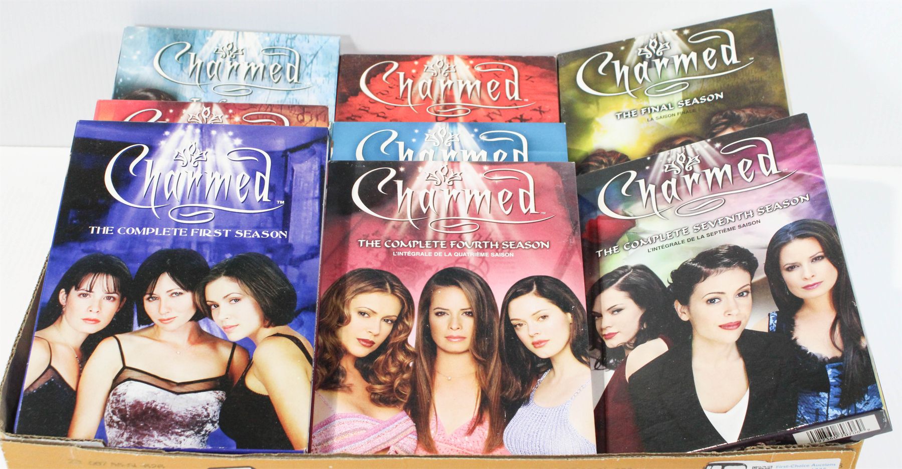 8 CHARMED TV SERIES DVD SEASON SETS