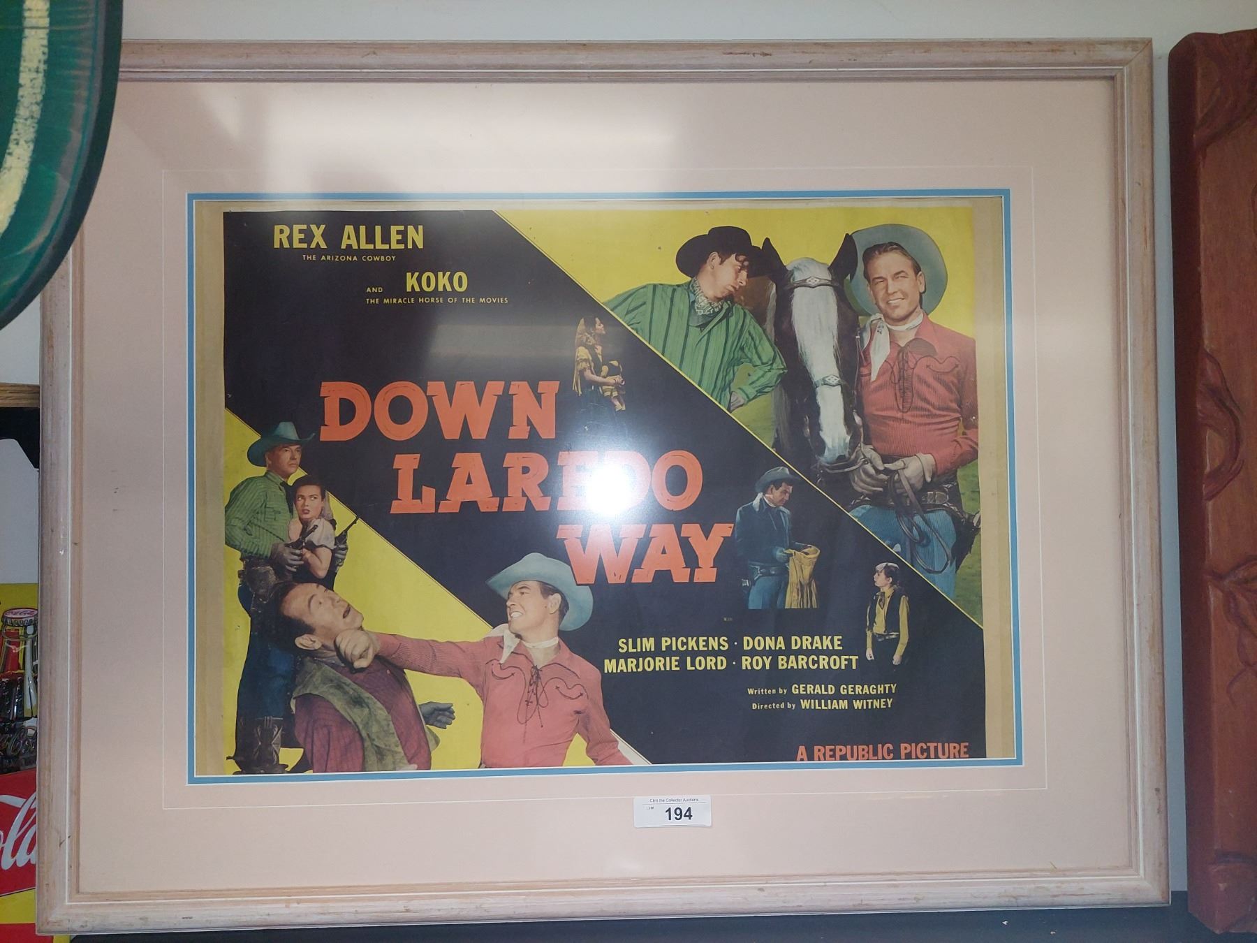 Vintage Framed Movie Poster