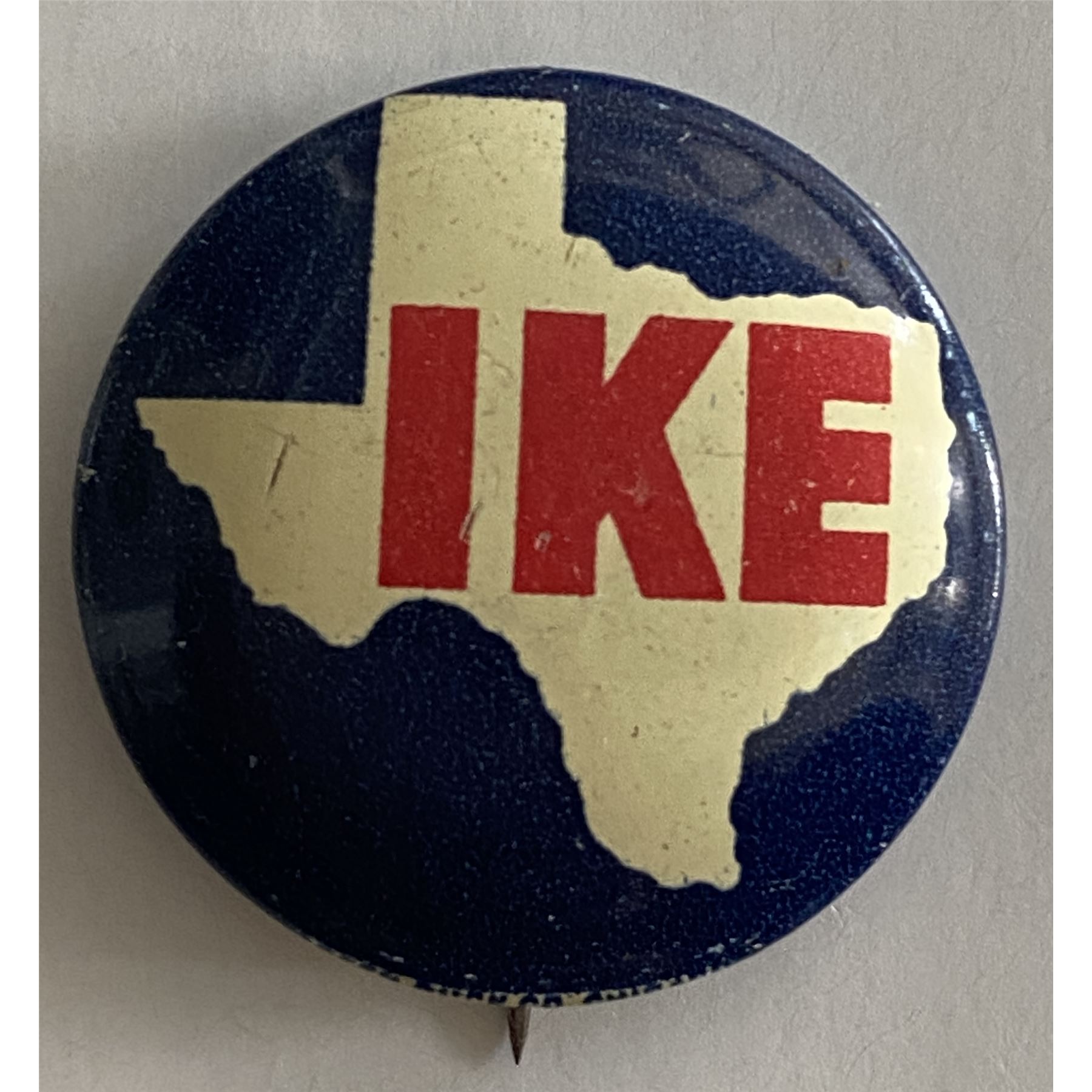 Dwight Eisenhower IKE Presidential Texas campaign pin