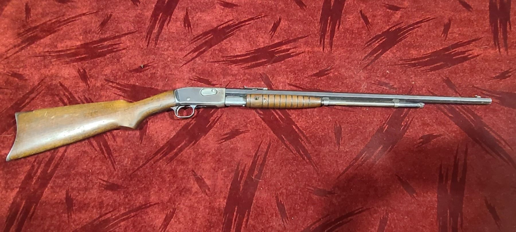 REMINGTON MODEL 12-C PUMP ACTION .22S,L,LR - TUBE FED - OCTAGON BARREL ...