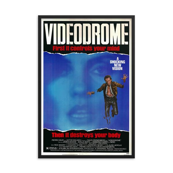Videodrome 1983 REPRINT movie poster REPRINT