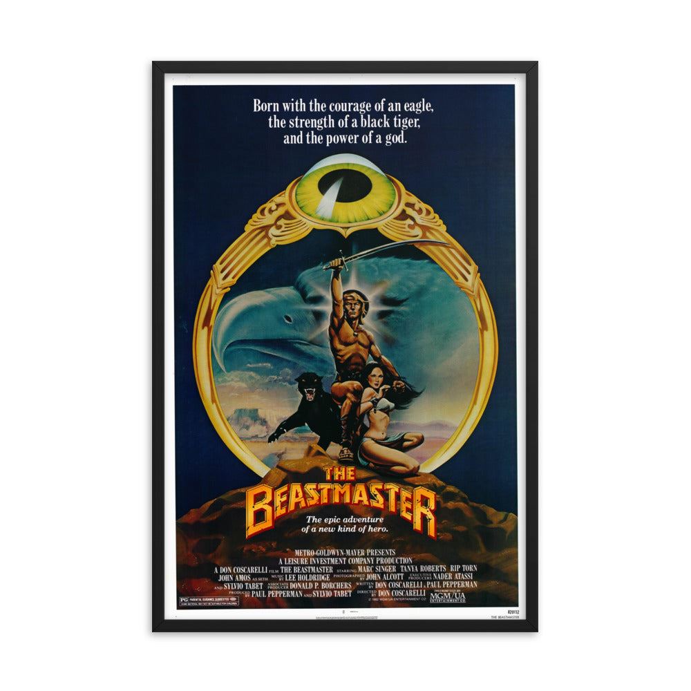 The Beastmaster 1982 REPRINT movie poster REPRINT