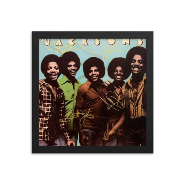 The Jackson signed "The Jacksons" album REPRINT