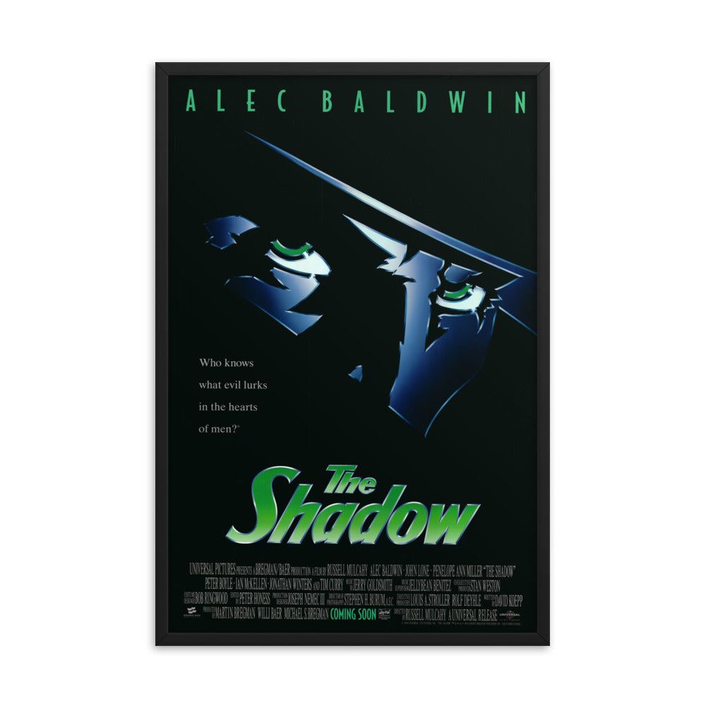 The Shadow 1994 REPRINT movie poster REPRINT
