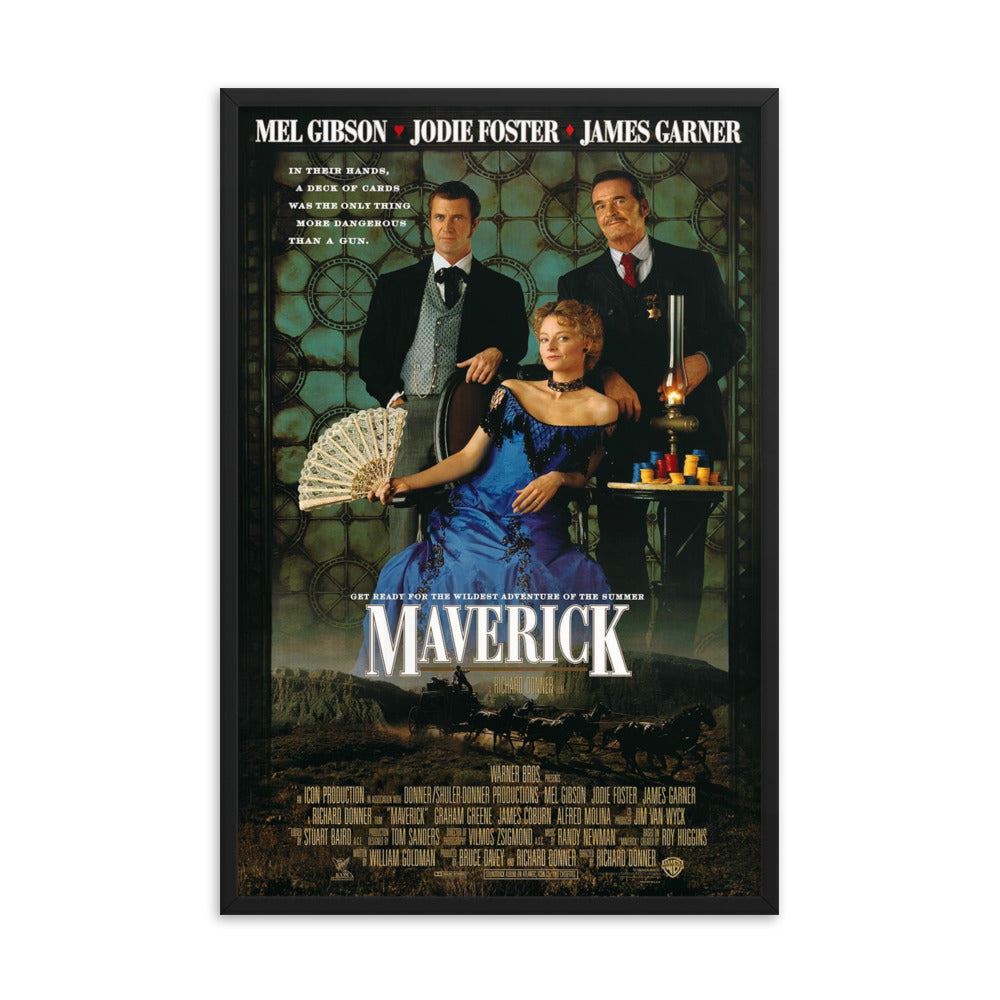 Maverick 1994 REPRINT movie poster REPRINT