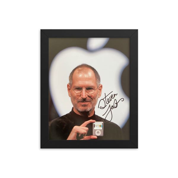 Apple founder Steve Jobs signed photo REPRINT