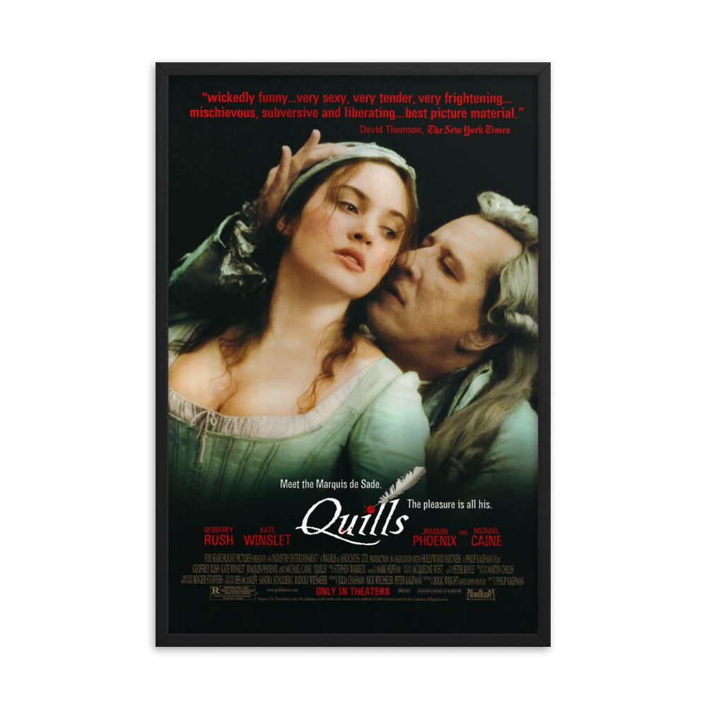 Quills 2000 REPRINT movie poster REPRINT
