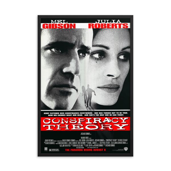 Conspiracy Theory 1997 REPRINT poster REPRINT