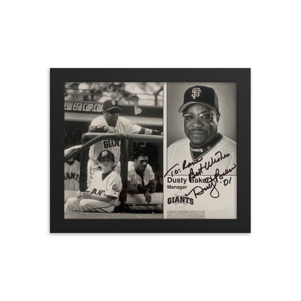 Dusty Baker signed photo REPRINT
