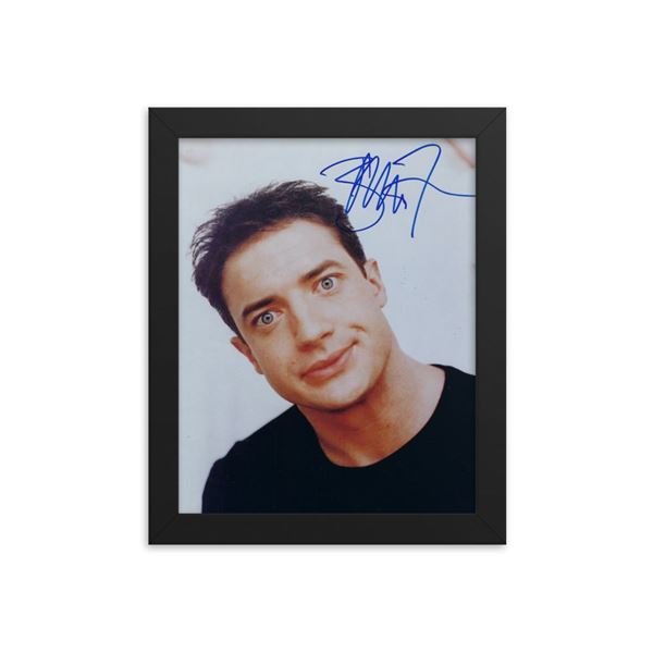 Brendan Fraser signed photo REPRINT