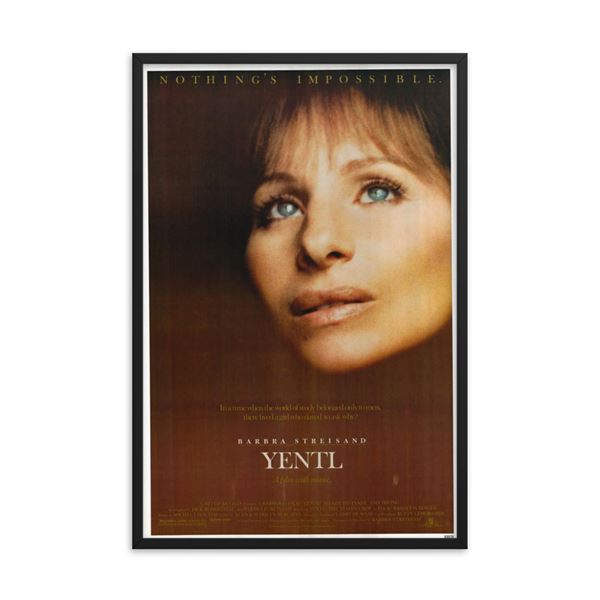 Yentl 1983 REPRINT poster