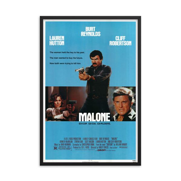 Malone 1987 REPRINT poster