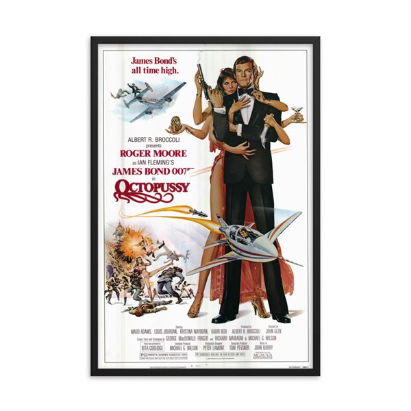 Octopussy 1983 REPRINT poster