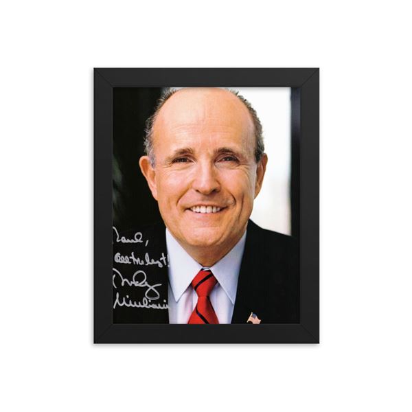 Rudy Giuliani signed photo REPRINT