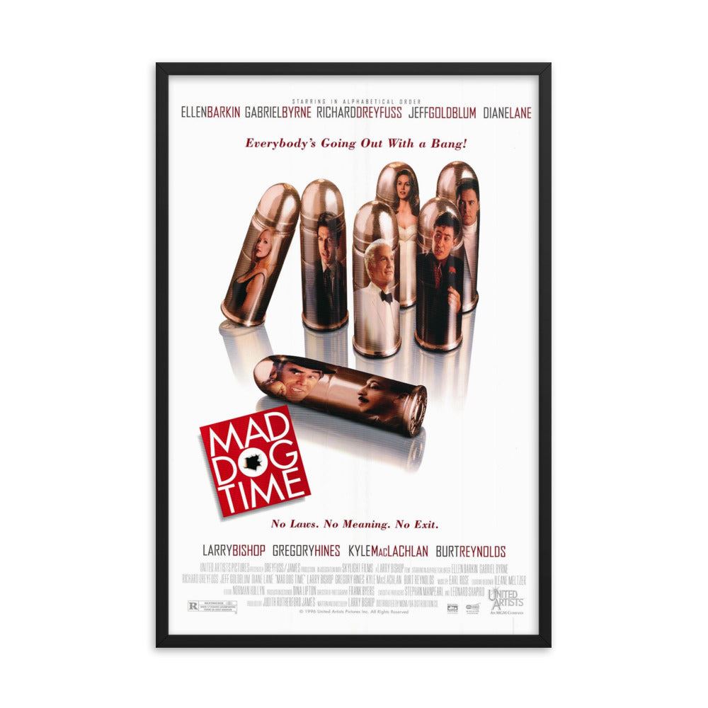 Mad Dog Time 1996 REPRINT poster