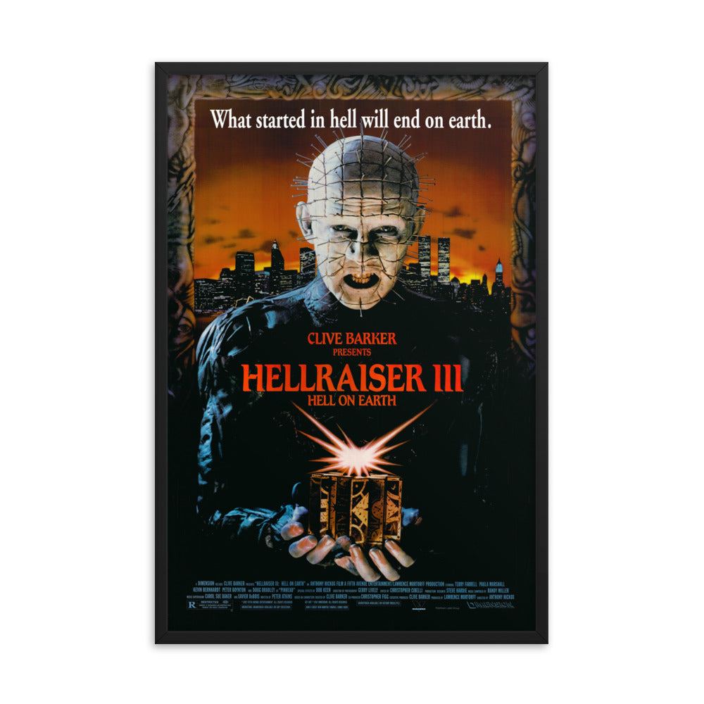 Hellraiser III 1992 REPRINT poster