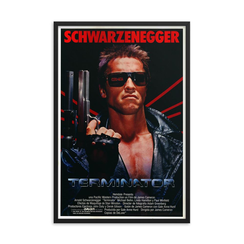 The Terminator 1984 REPRINT poster