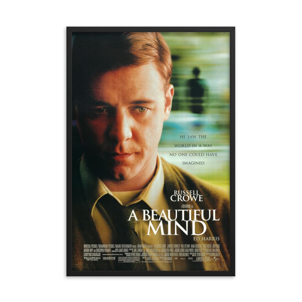 A Beautiful Mind 2001 REPRINT poster
