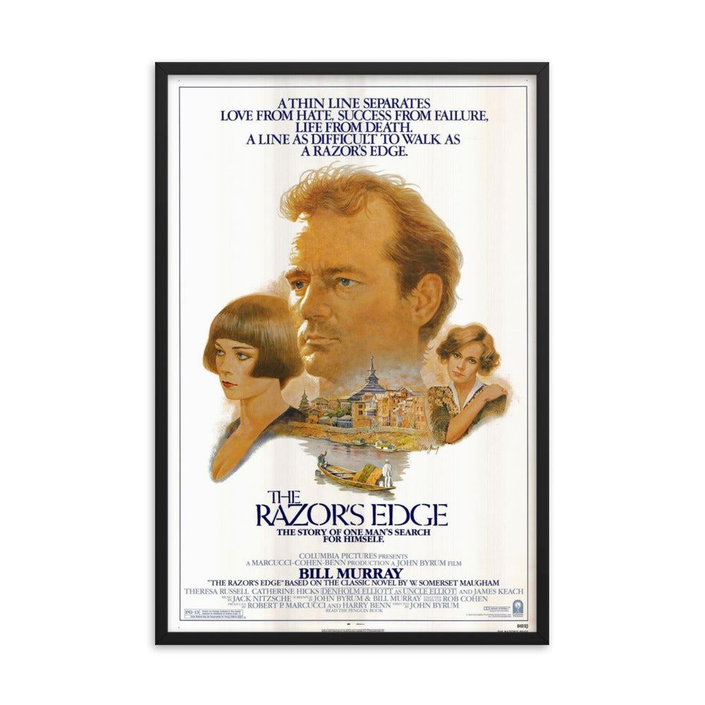 The Razor's Edge 1984 REPRINT poster