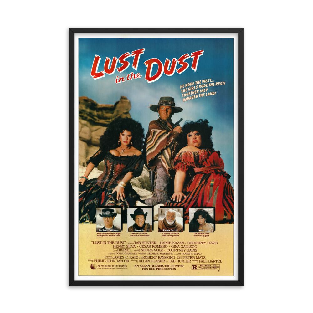Lust in the Dust 1984 REPRINT poster