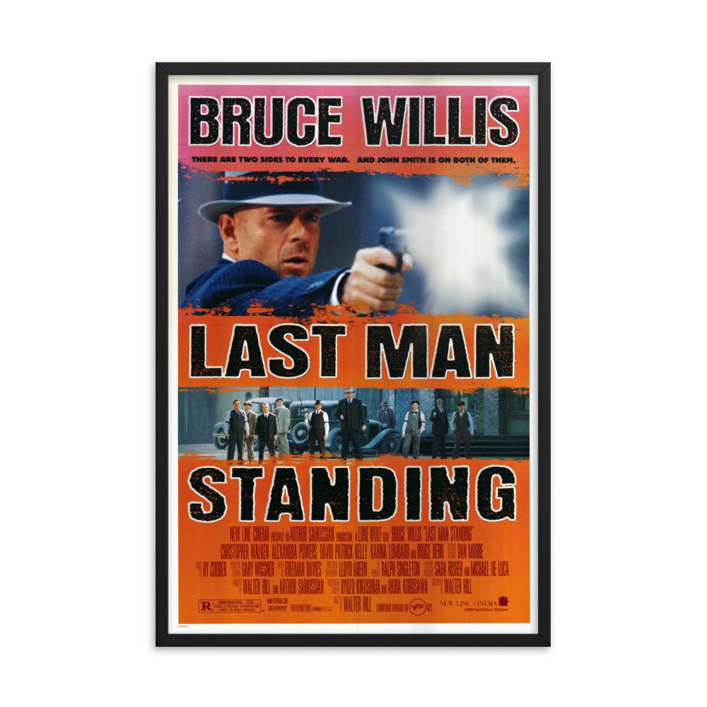 Last Man Standing 1996 REPRINT poster