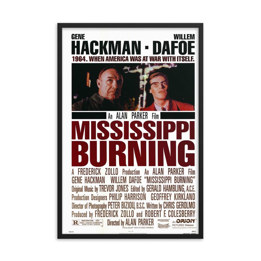 Mississippi Burning 1988 REPRINT poster