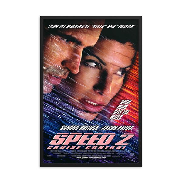 Speed 2: Cruise Control 1997 REPRINT poster