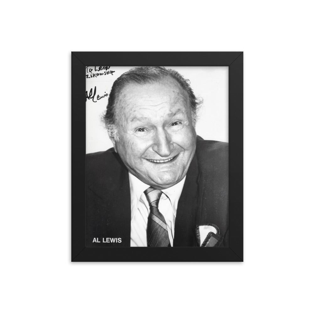 The Munsters Al Lewis signed photo REPRINT