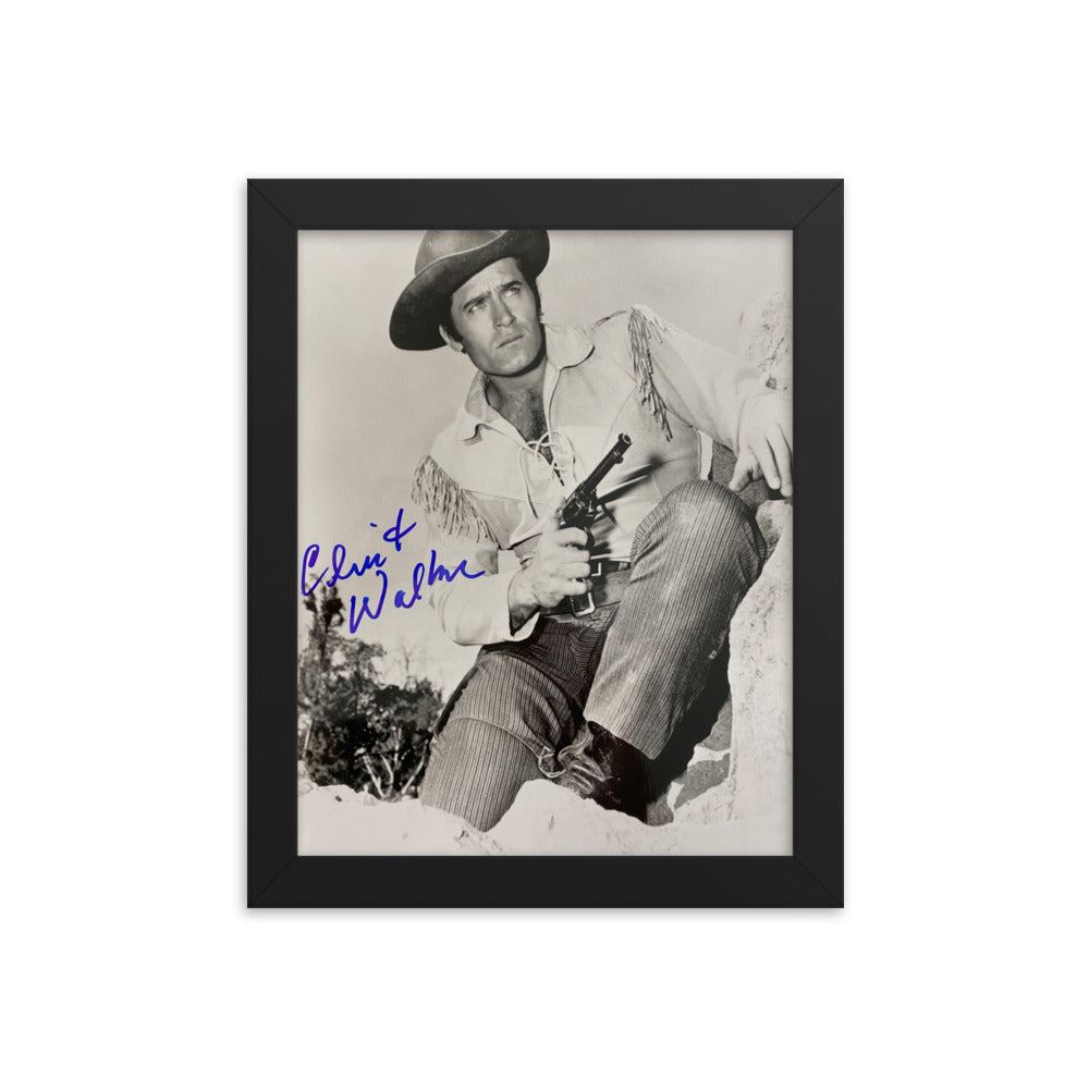 Clint Walker signed photo REPRINT