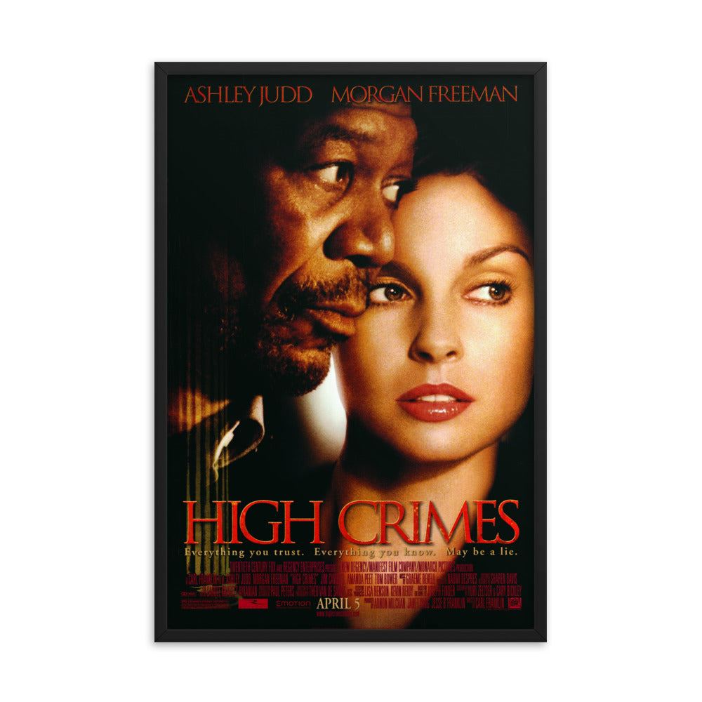 High Crimes 2002 REPRINT poster REPRINT